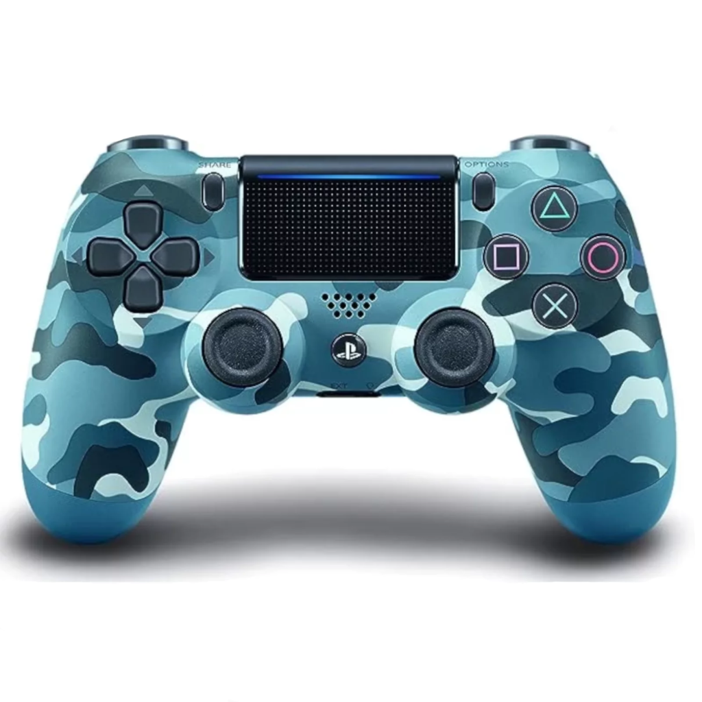 Official Sony DualShock Wireless Controller PS4 (Blue Camouflage V2 ...