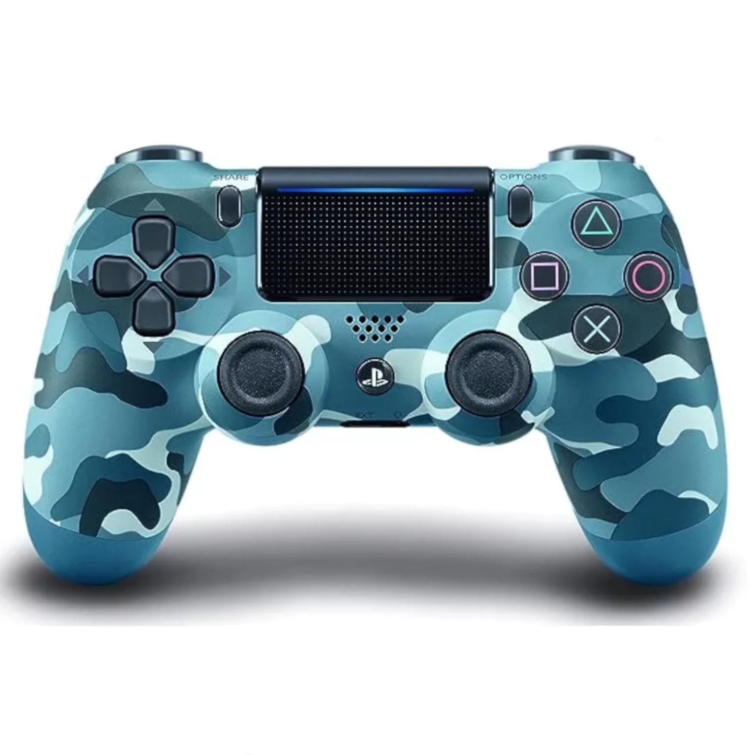 Official Sony DualShock Wireless Controller PS4 (Blue Camouflage V2 ...