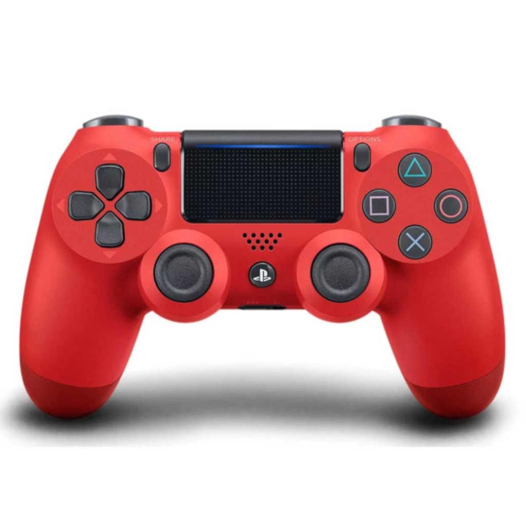 Compatible PS4 DualShock Wireless Controller (Red V2) [New] - HSGamer