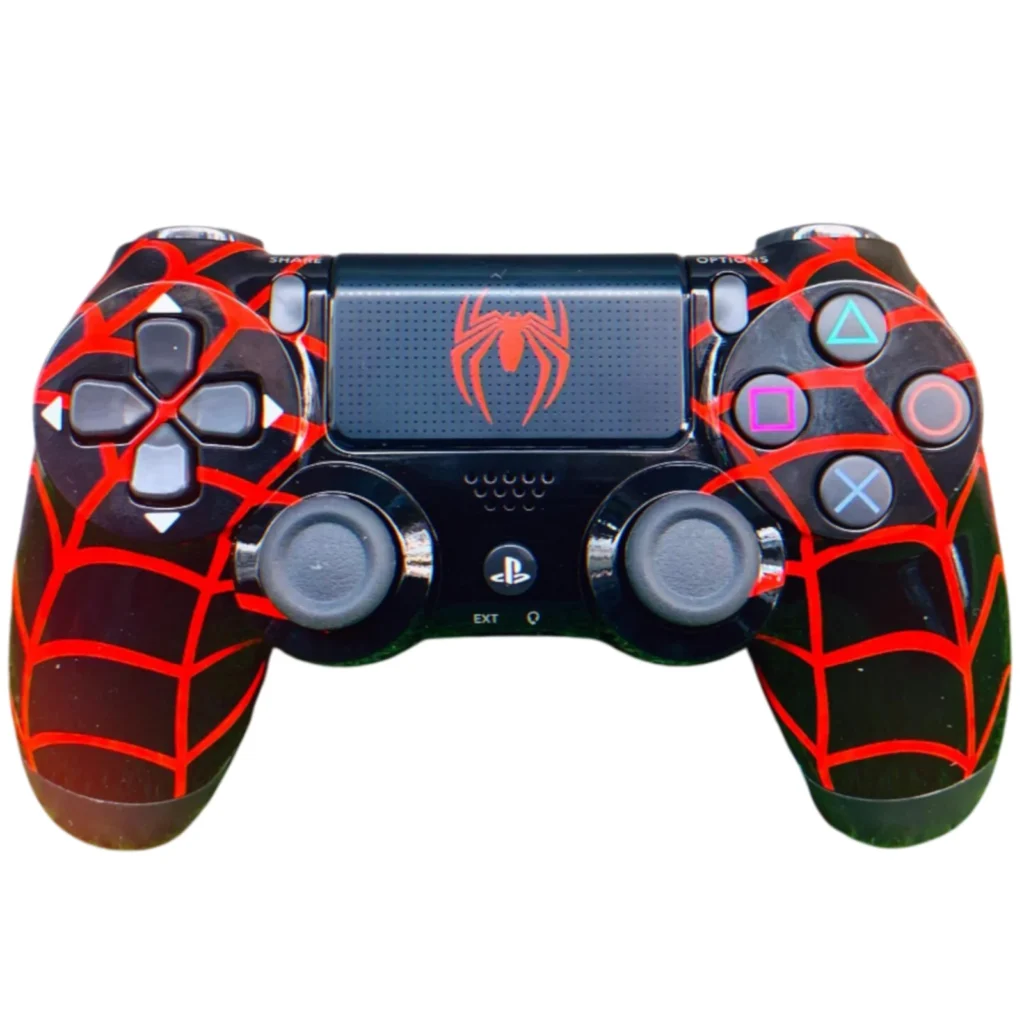 Compatible PS4 DualShock Wireless Controller (Spiderman Miles Morales ...